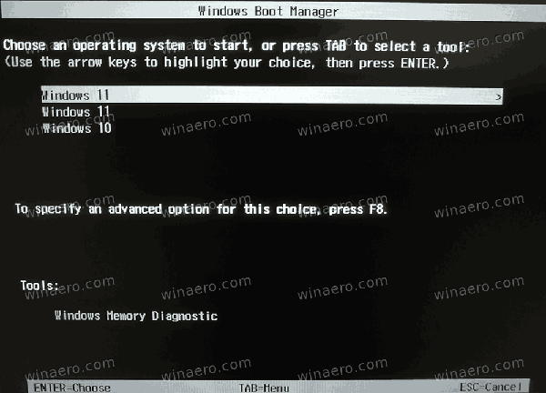 在 Windows 11 中启用类似 Windows 7 的旧启动菜单（3步更改Windows 11的bootloader） - win11 ...